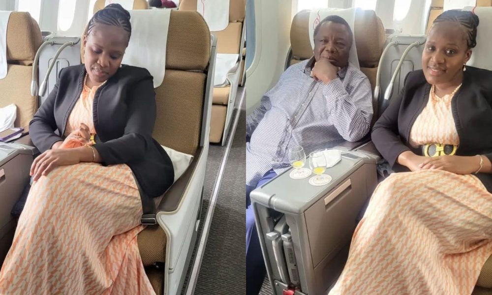 (Photos) Atwoli, Wife Mary Kilobi Fly Business Class to London - Gotta News