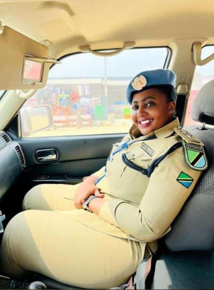 Claudia Mselle: Meet Tanzania's Curvy Cop Whose Photos are Causing Stir Online - Gotta News